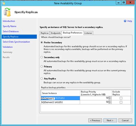 Sql Server Technet Create Availability Group In Sql Server 2012 Step