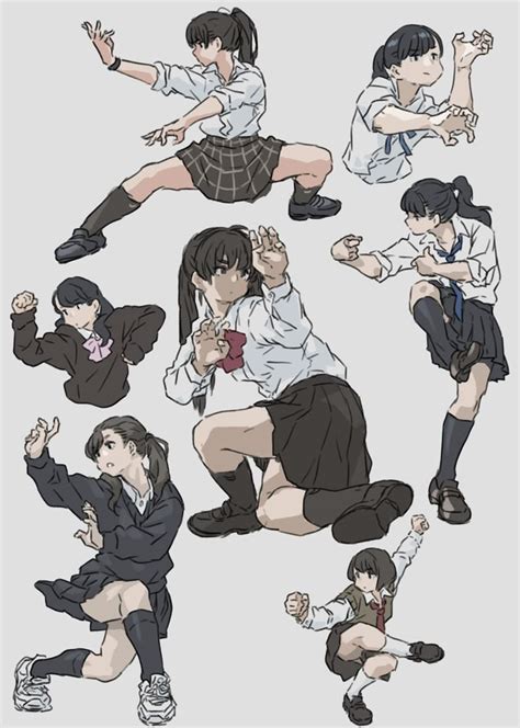 Anime Character Pose Reference Anime Base Drawing Viiox