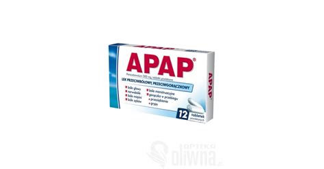 Apap 12 Tabletek Ulotka Cena I Opinie Apteka Internetowa Oliwna