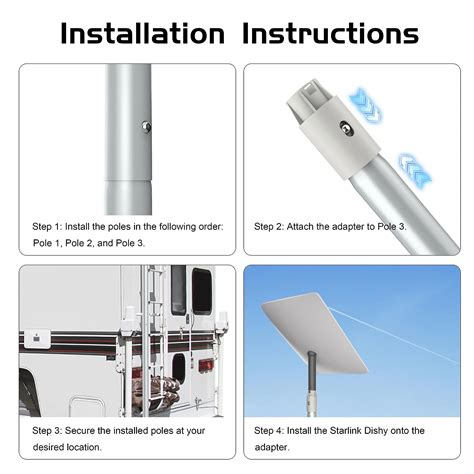 Starlink Pole Mount Durable And Efficient Outdoor Setup