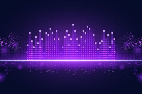Premium Vector Music Composition In Gradient Style