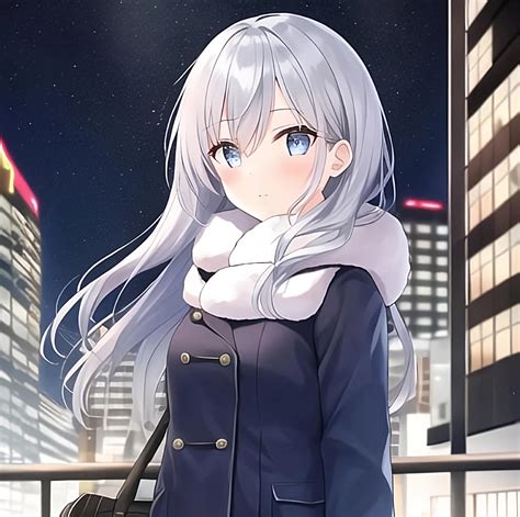 Girl With Silver Hair By Krzychumen On Deviantart