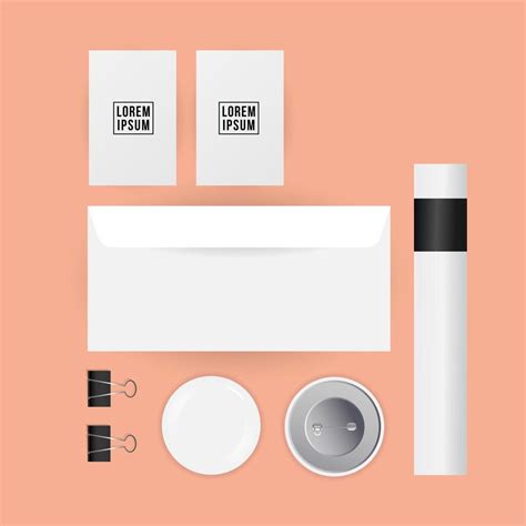 Modern Stationery Mock Up Template 1985386 Vector Art At Vecteezy