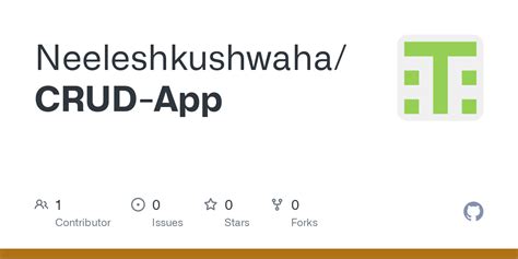 GitHub Neeleshkushwaha CRUD App
