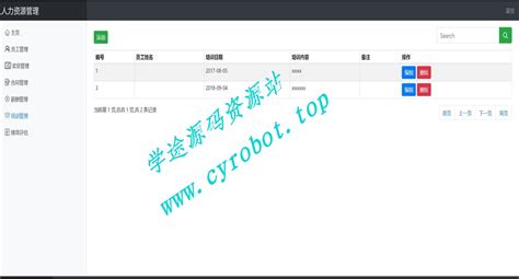 基于springboot人力资源管理系统源码