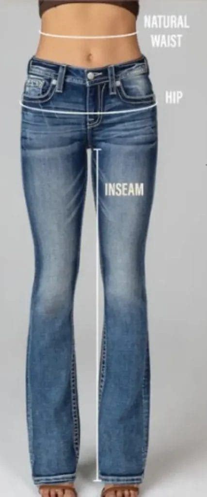 Miss Me Size Chart Sizechartly