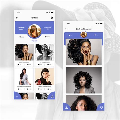 Profile UI On Behance