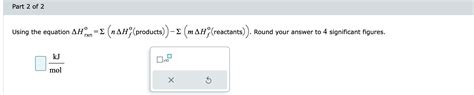 Solved Calculate ΔH for the following reaction in two ways Chegg