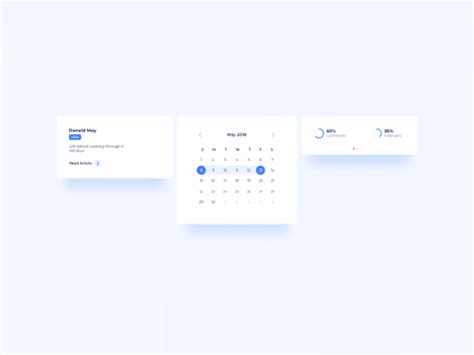 Calendar Designs Created By UI Desgn Daily