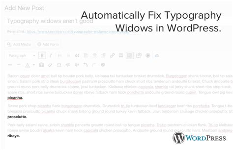 Kevinleary Net Fix Hanging Words In WordPress