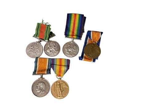 Lot 651 Group Of First And Second World War Campaign