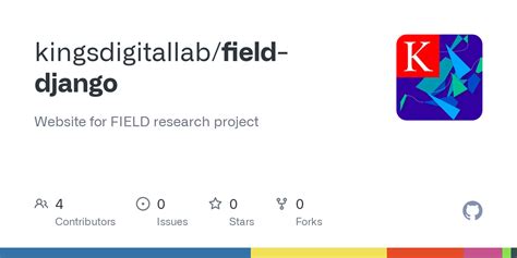 Github Kingsdigitallab Field Django Website For Field Research Project