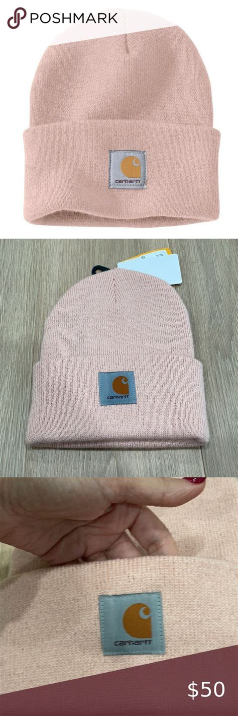 Nwt Carhartt Knit Cuffed Beanierose Pinkblush Winter Accessories