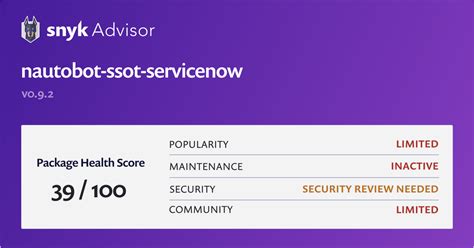 Nautobot Ssot Servicenow Python Package Snyk