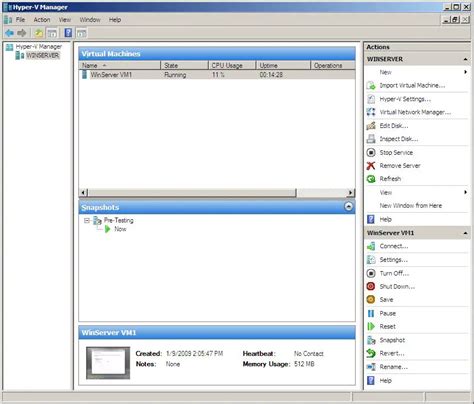 A Tour Of The Hyper V Manager Tool Virtuatopia