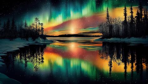 Premium Photo Nature Wonder Milky Way Lights Up Midnight Forest