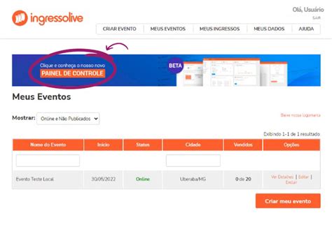 Ingressolive Plataforma Online De Eventos Desativar Frontend
