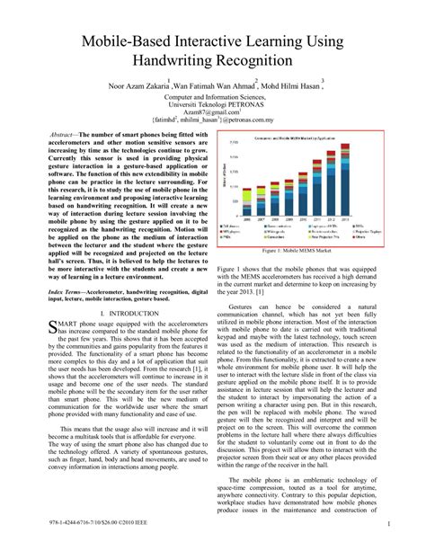 Pdf Mobile Based Interactive Learning Using Handwriting Recognition