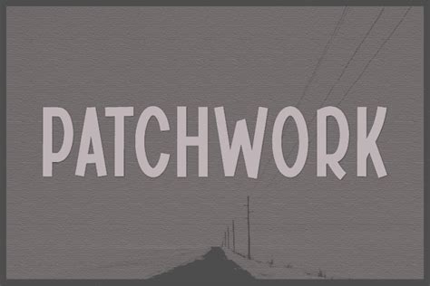 Patchwork Font · 1001 Fonts