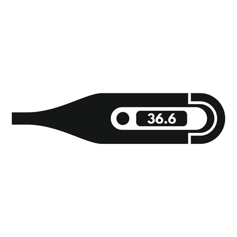 Digital Thermometer Icon Simple Vector Infrared Temperature 15158012 Vector Art At Vecteezy