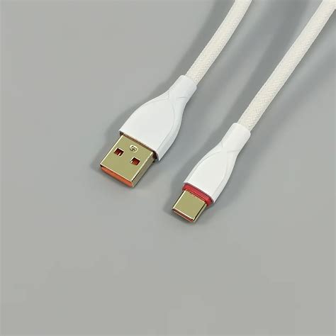 기계식 게이밍 키보드용 코일 키보드 케이블 Usb C 더블 슬리브 와이어 분리형 금속 에비에이터 커넥터 충전