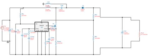 WEBENCH Tools TPS Output Schematic Shows LM Simulation Hardware System Design