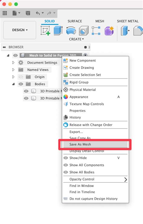 How To Export An Stl File From Fusion 360 Product Design Online