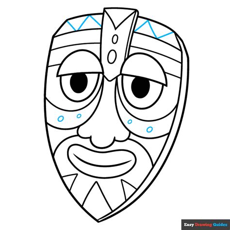 How To Draw A Mask Really Easy Drawing Tutorial
