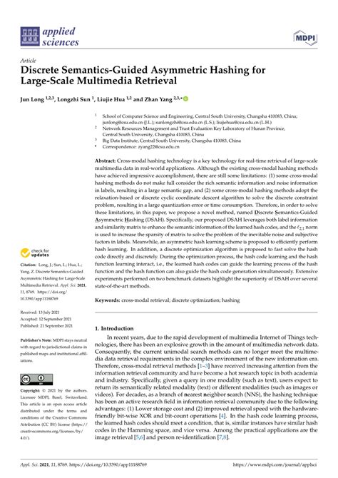 Pdf Discrete Semantics Guided Asymmetric Hashing For Large Scale