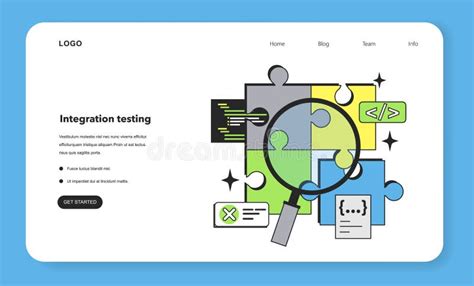 Integration Testing Level Web Banner Or Landing Page Software Testing