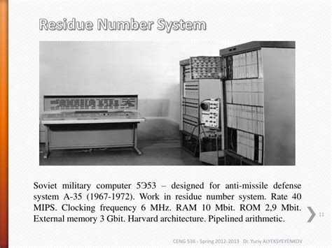 Ppt Advanced Computer Arithmetic Residue Number System Week 4 Powerpoint Presentation Id2015274