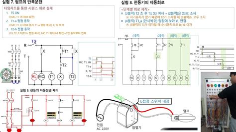 시퀀스실습 강의 07펌프의 반복운전 전동기의 제동회로 전등의 자동점멸 제어 Youtube