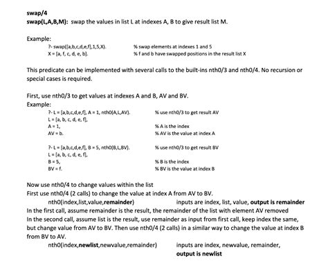 Solved Example Swap A B C D E F X Swap Chegg