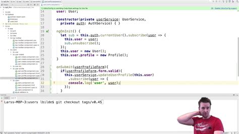 Angular With Firebase Part 53 Of 70 Add Update Profile Code To The Typescript Code Youtube
