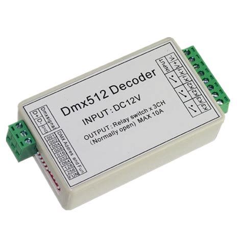 Pcs WS DMX RELAY CH Dmx Decoder Relais Ch Dm Grandado