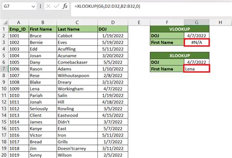 xlookup vs vlookup top 5 comparison of excel lookup functions