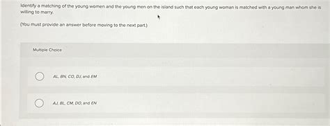 Solved Identify A Matching Of The Babe Women And The Babe Chegg Com