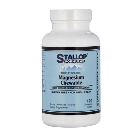 Tri Magnesium Chewable Tablets Stallop Formulas®