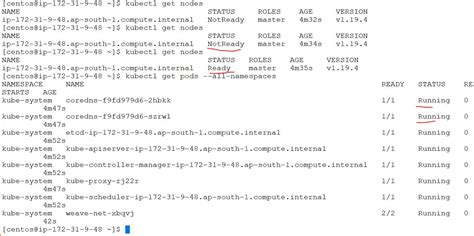 setting up kubernetes clusters using kubeadm manual way in rhel 7
