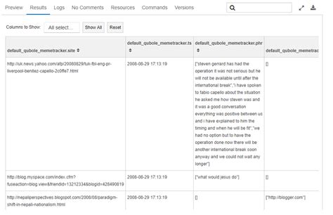 running a hive query — qubole data service documentation