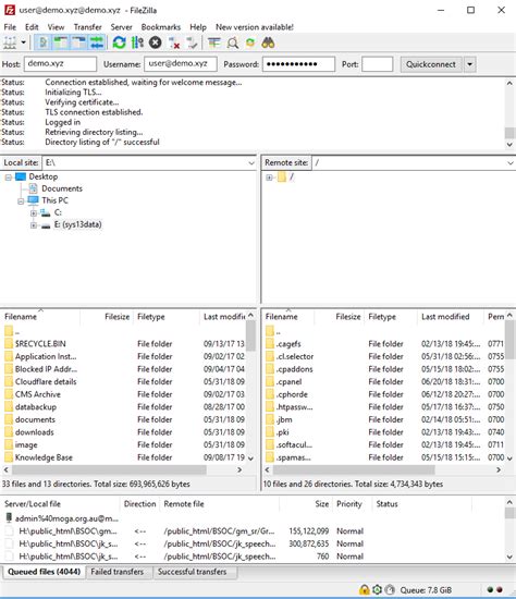 Change File And Folder Permissions Using FileZilla ServerCake