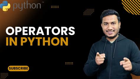 Operators In Python The Complete Python Course Python Tutorial