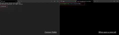 Open A New Tab In The Same Path But In A Different Terminal Issue Microsoft Terminal