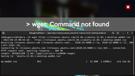 How To Fix Bash Wget Command Not Found Error