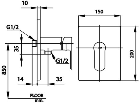 CT1178A วาล์วเปิด-ปิดน้ำแบบก้านโยก รุ่น WALTZ