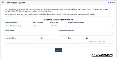 How To Submit Direct Deposit Requests Human Resources SDSU