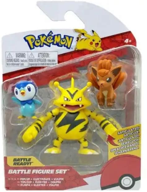 Pokémon Battle Figure Set Piplup Electabuzz Gameland Groningen
