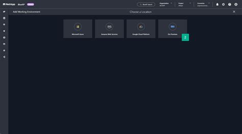 add on premises arrays to the bluexp working environment for amazon evs with bluexp disaster