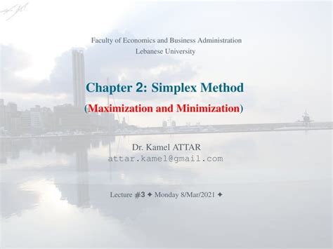 simplex method maximization pdf