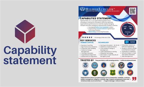 Design A Professional Federal Government Contract Capability Statement